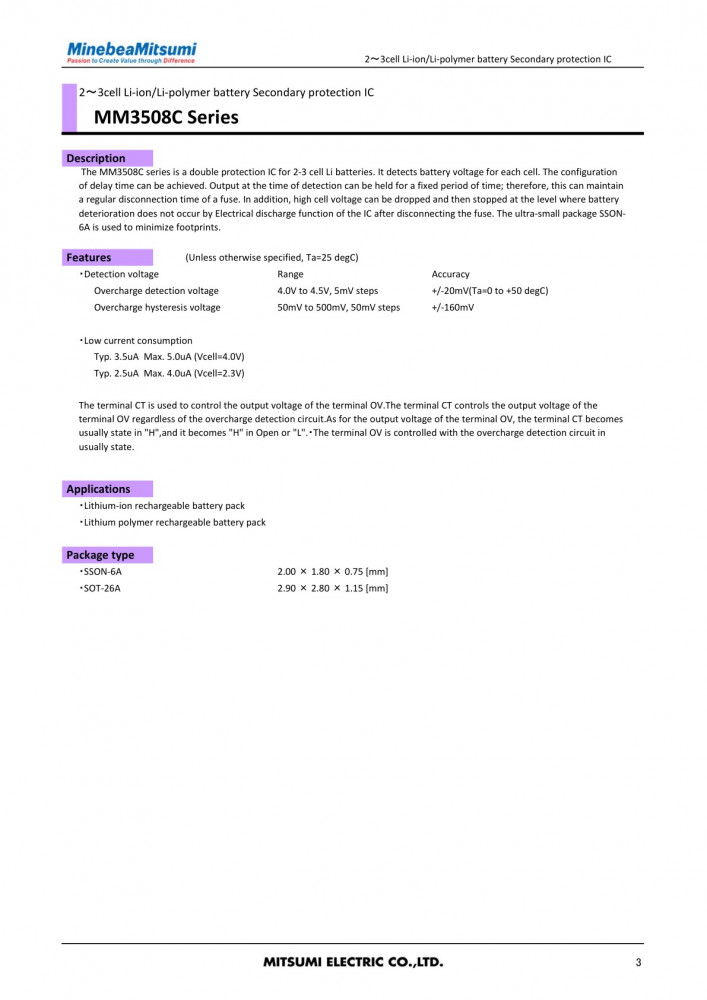 MM3508C02RRE datasheet page 3