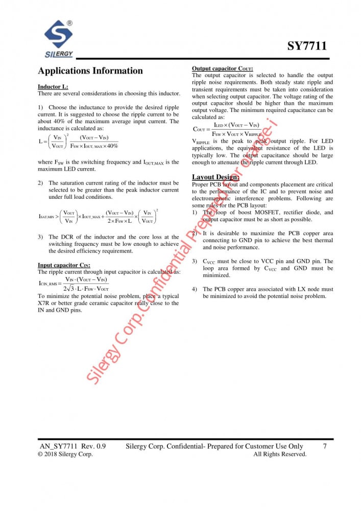 SY7711ABC datasheet page 7