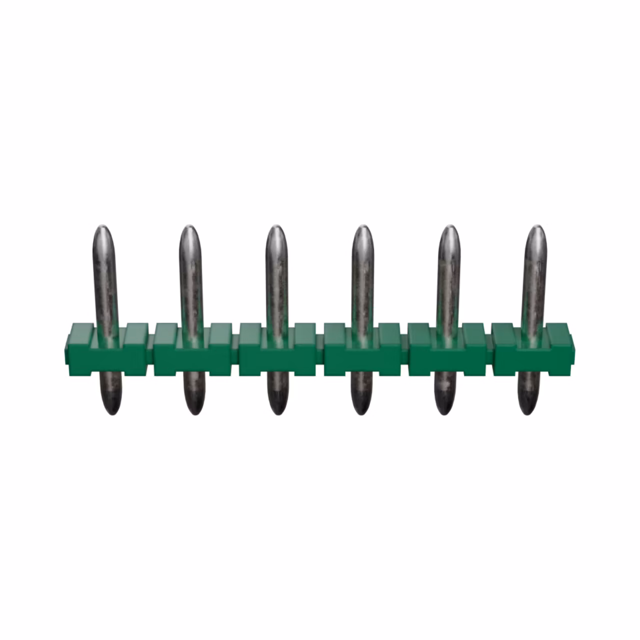 5.00mm Pitch Eurostyle Vertical PCB Pin Header, Breakable, 6 Circuits for sale