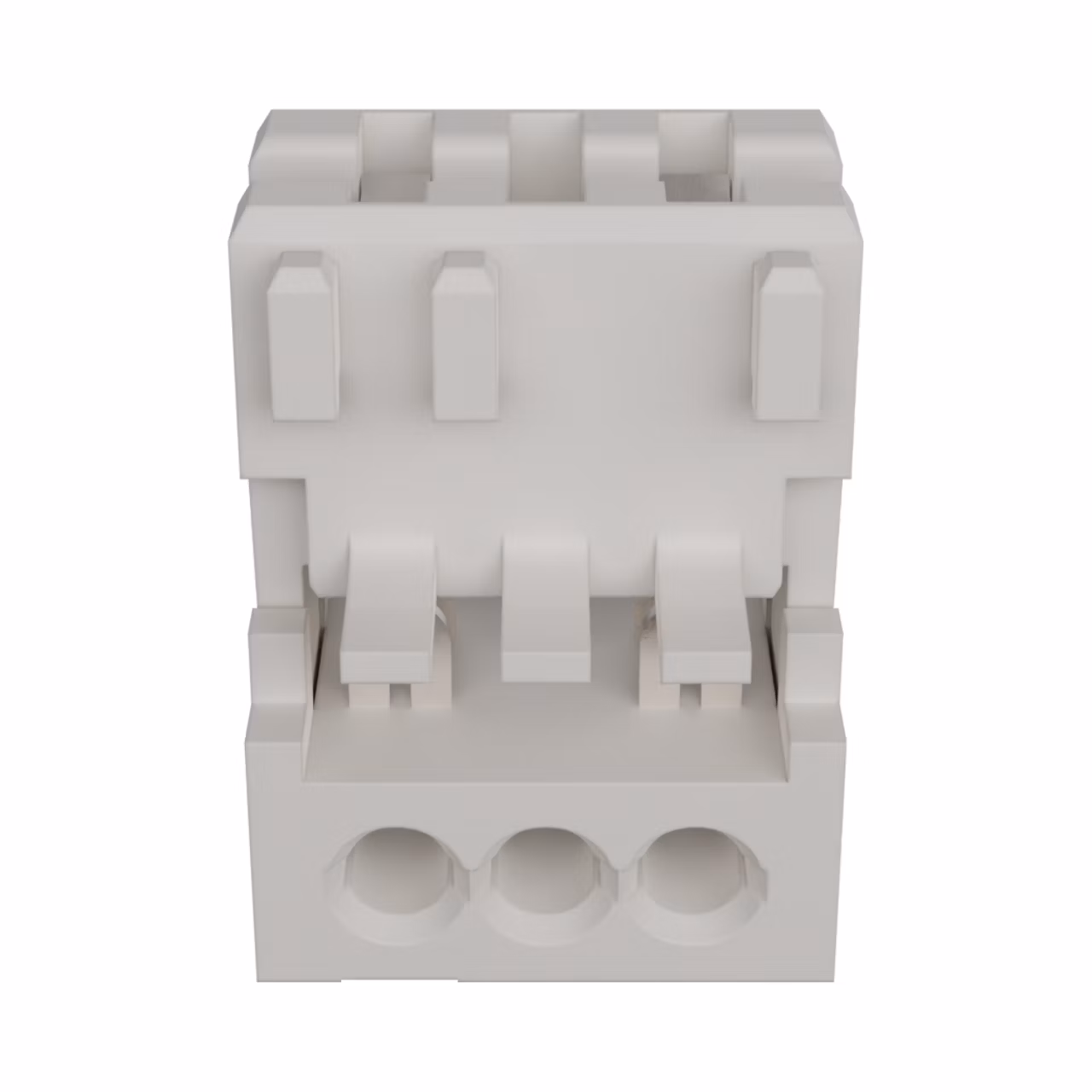 Appli-Mate RAST 2.5 Female Connector, 5.00mm Pitch, 2 Circuits, Position C Removed, Open Endwalls for sale