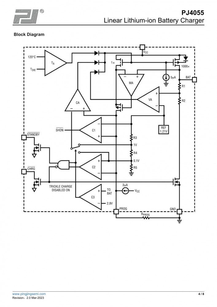 PJ4055A20SG technical document page 4