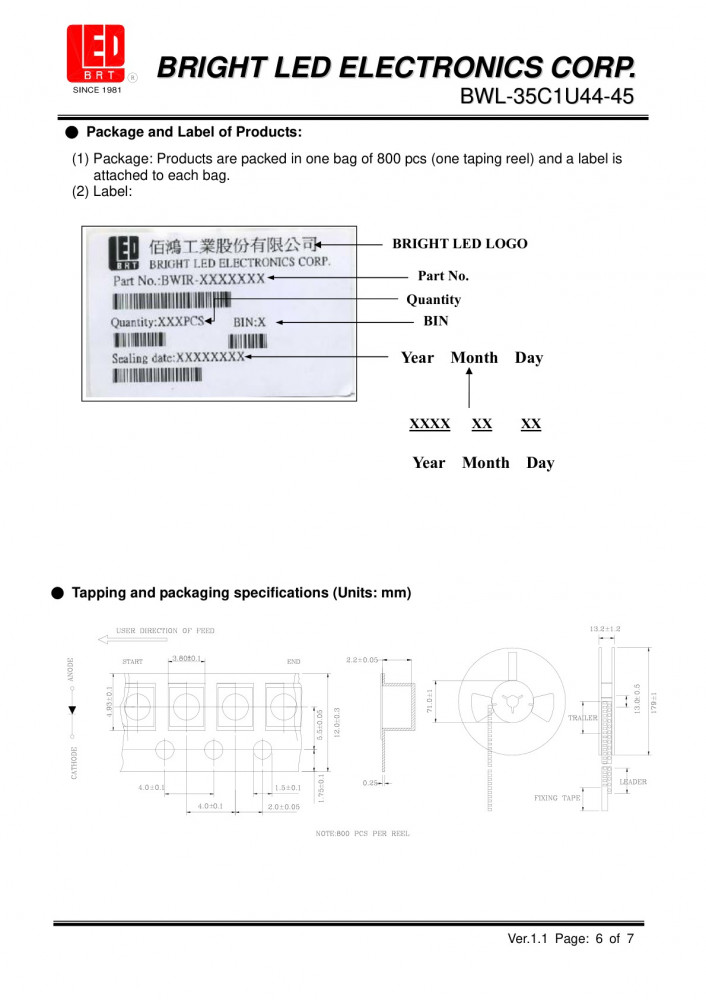 BWL-35C1U44-45 datasheet page 6