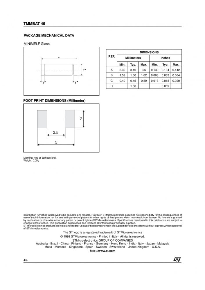 TMMBAT46FILM datasheet page 4