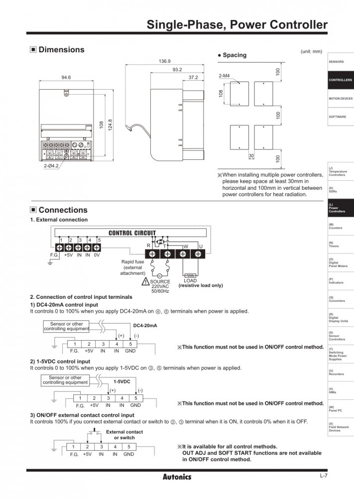 SPC1 Series product documentation, page 2