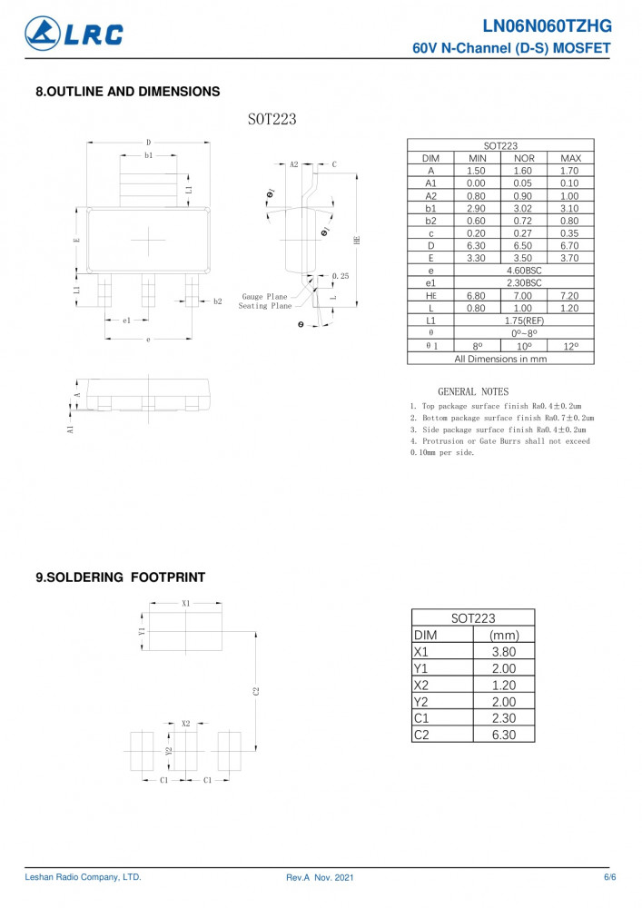 LN06N060TZHG datasheet page 6