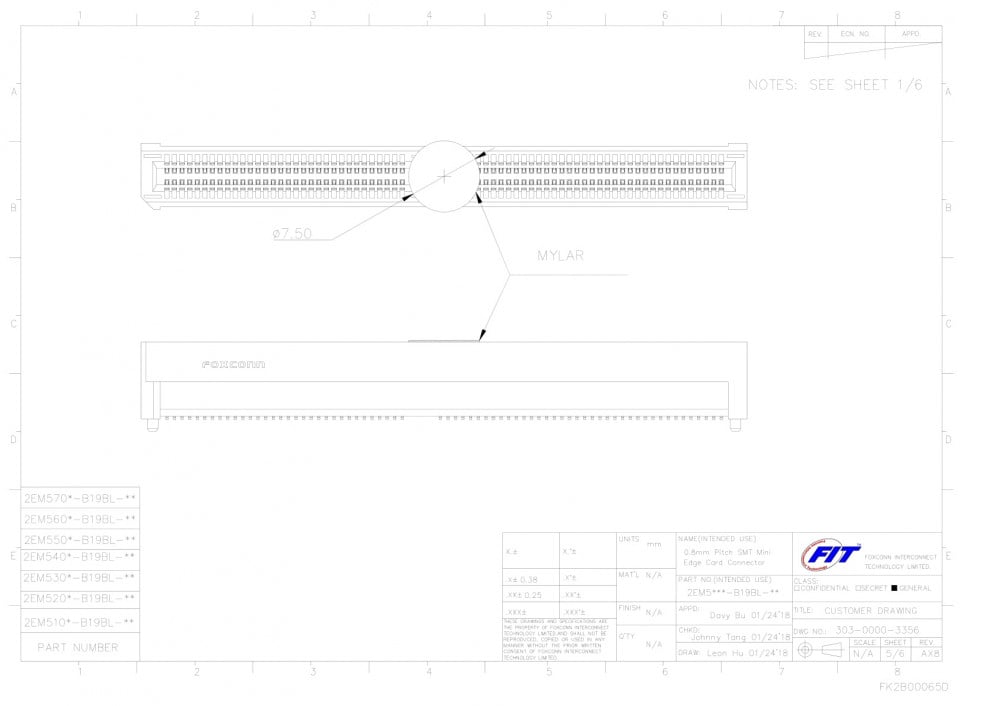 FOXCONN drawing page 5