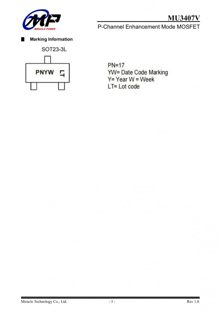 MU3407V datasheet page 5