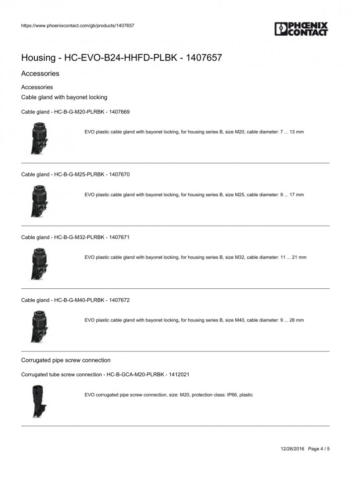 Phoenix Contact 1407657 technical document page 4