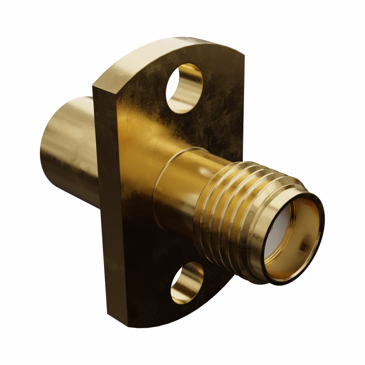 SMA Jack-to-SMP-MAX Plug, Smooth Bore, Between-Series Adapter, 2-Hole Flange Mount, Straight, Tray, 50 Ohms for sale