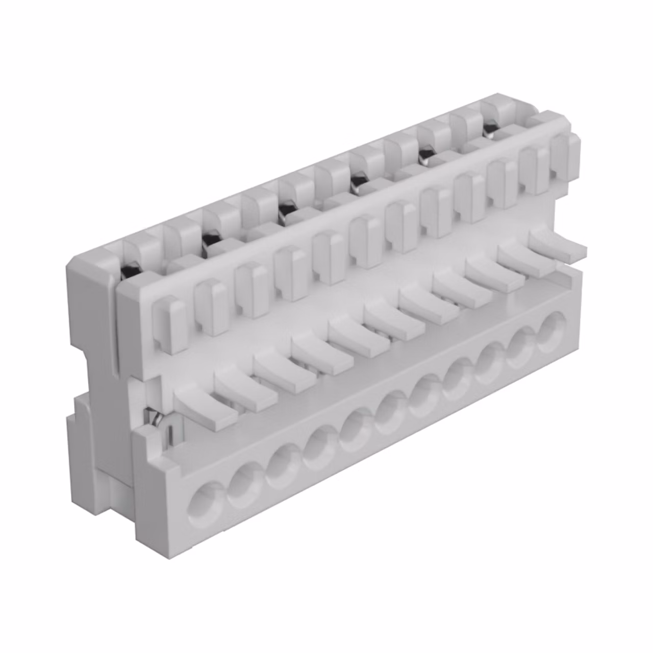 Appli-Mate RAST 2.5 IDT Housing, 5.00mm Pitch, Female, 6 Circuits, All Position Keys, Slotted Endwalls for sale