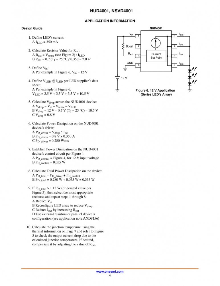 NUD4001DGEVB document page 4