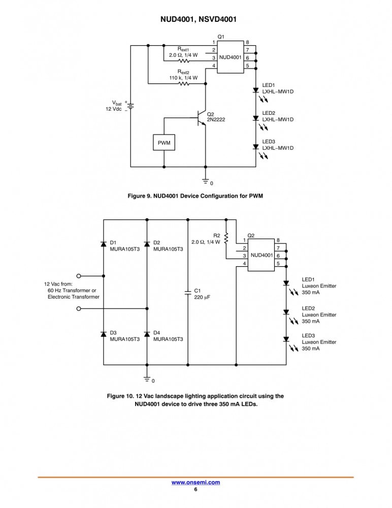 NUD4001DGEVB document page 6