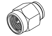 SMA Plug-to-MMCX Plug, Between-Series Adapter, Straight, Bag, 50 Ohms