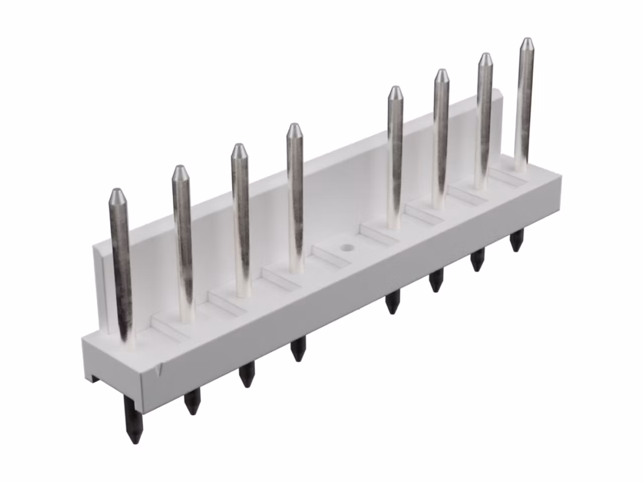 KK Header, Vertical, with Polarizing Backwall, 9 Circuits, Tin (Sn) Plating, Circuit 5 Voided for sale