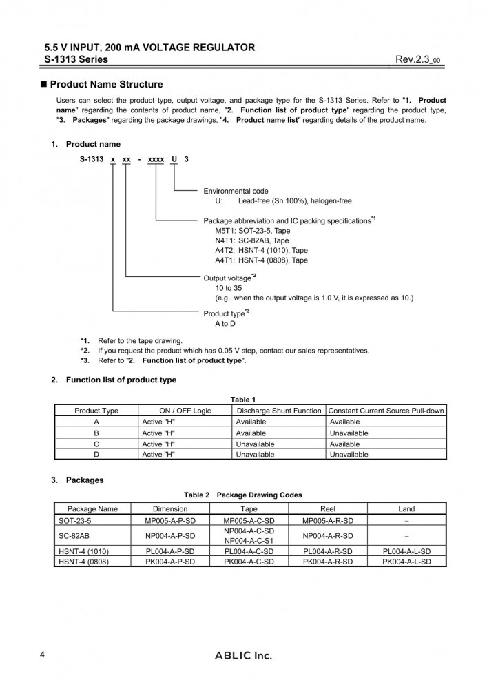 S-1313 datasheet page 4