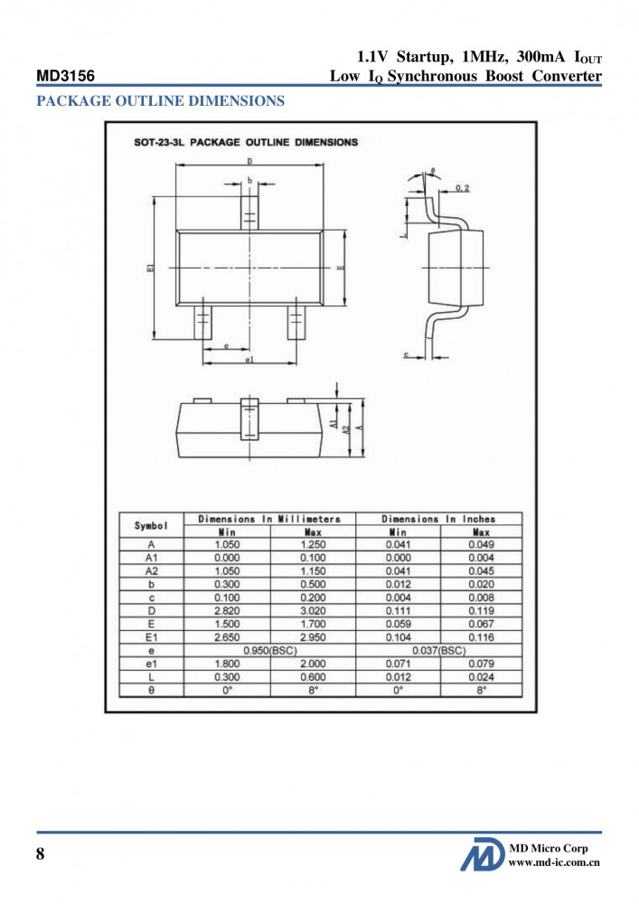 MD3156 datasheet page 8