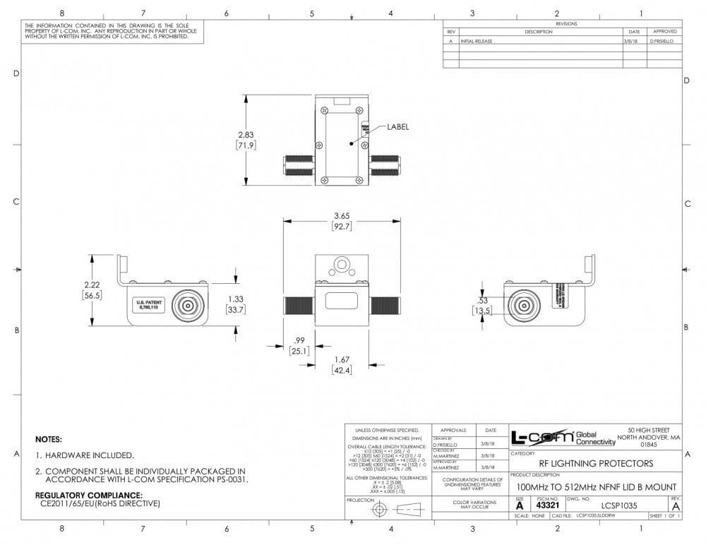 LCSP1035 technical document page