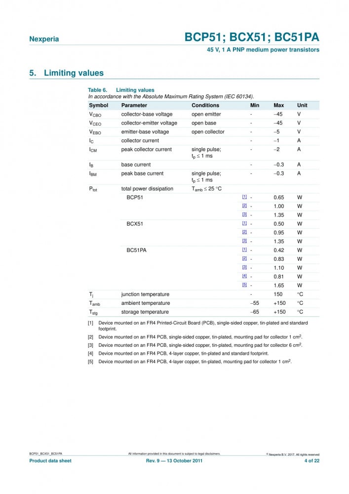BCX51 datasheet page 4