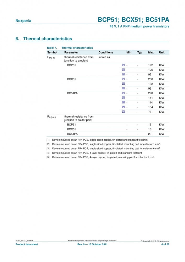 BCX51 datasheet page 6