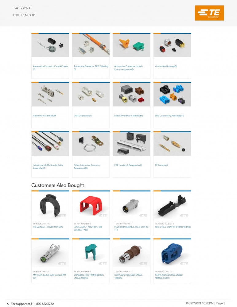 TE Connectivity 1-413889-3 technical document page 3