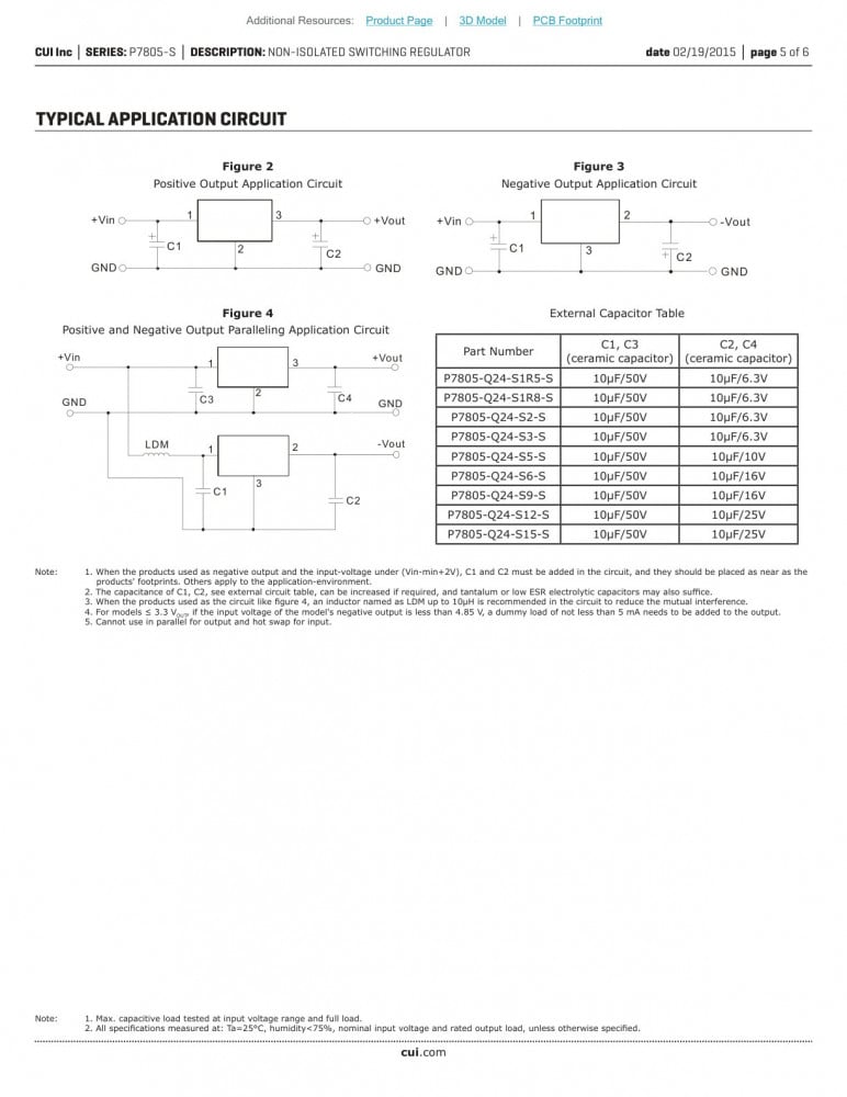 CUI P7805-S datasheet page 5