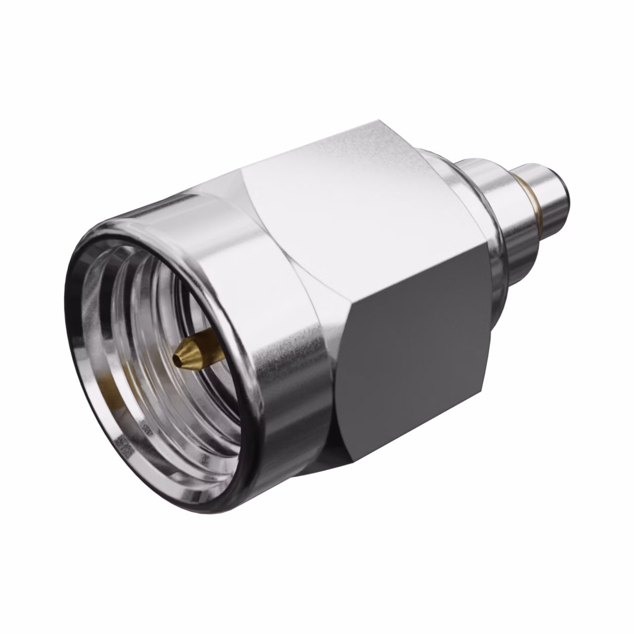 SMA Plug-to-MMCX Reverse Polarity Plug, Between-Series Adapter, Bag, 50 Ohms for sale