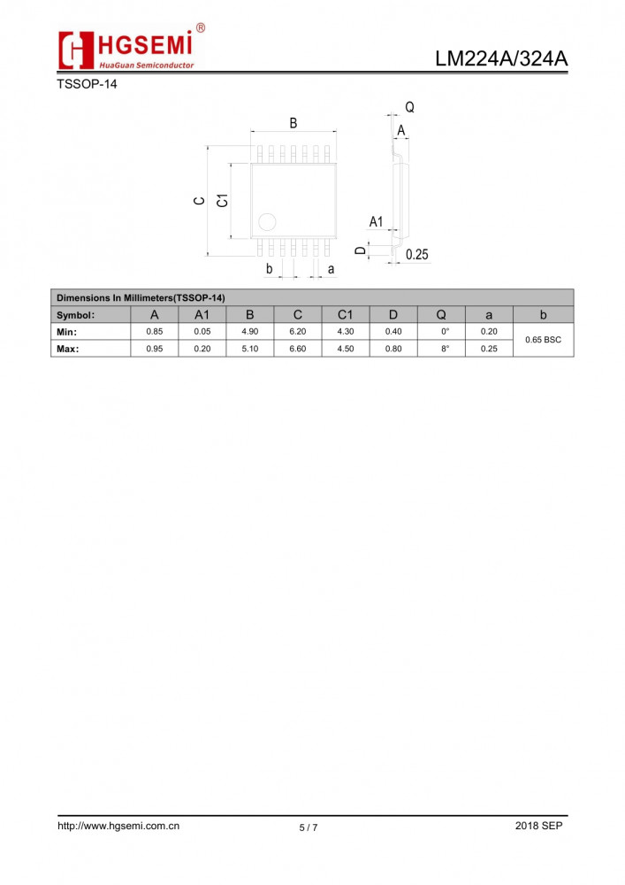 HGSEMI LM324A datasheet page 5