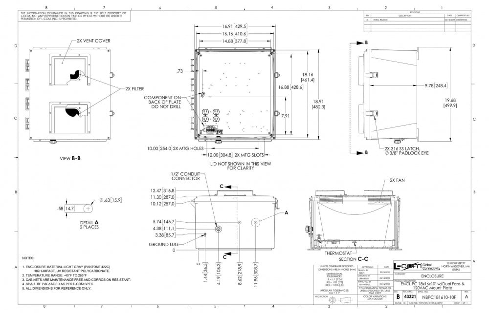 L-com NBPC181610-10F technical document