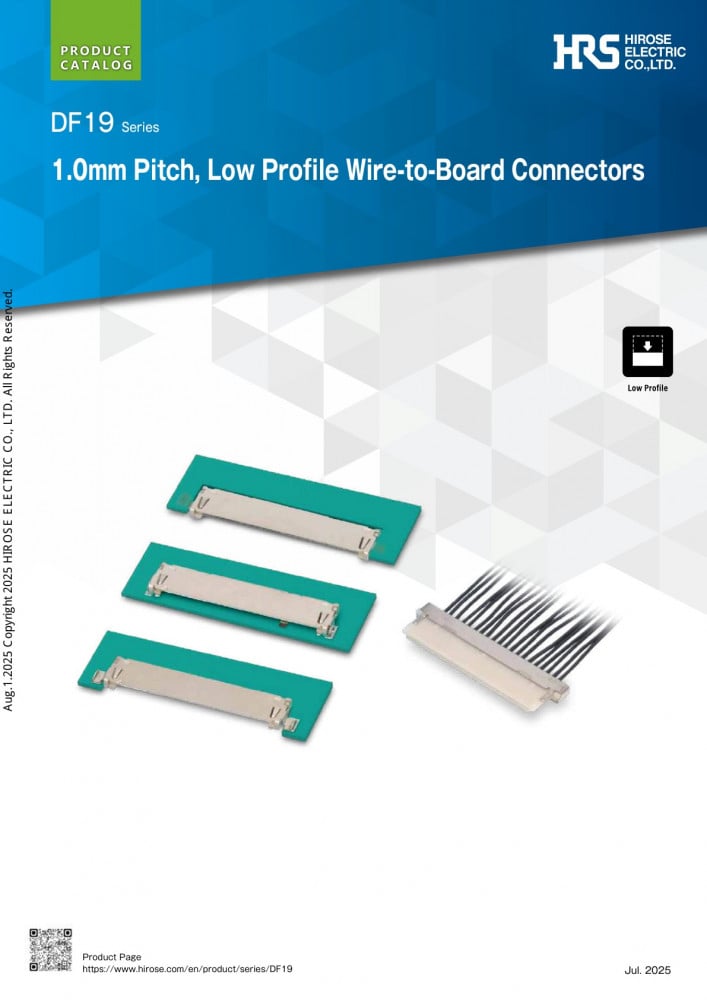 HRS DF19 datasheet page 1