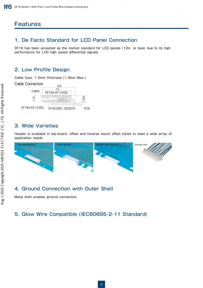 HRS DF19 datasheet page 2
