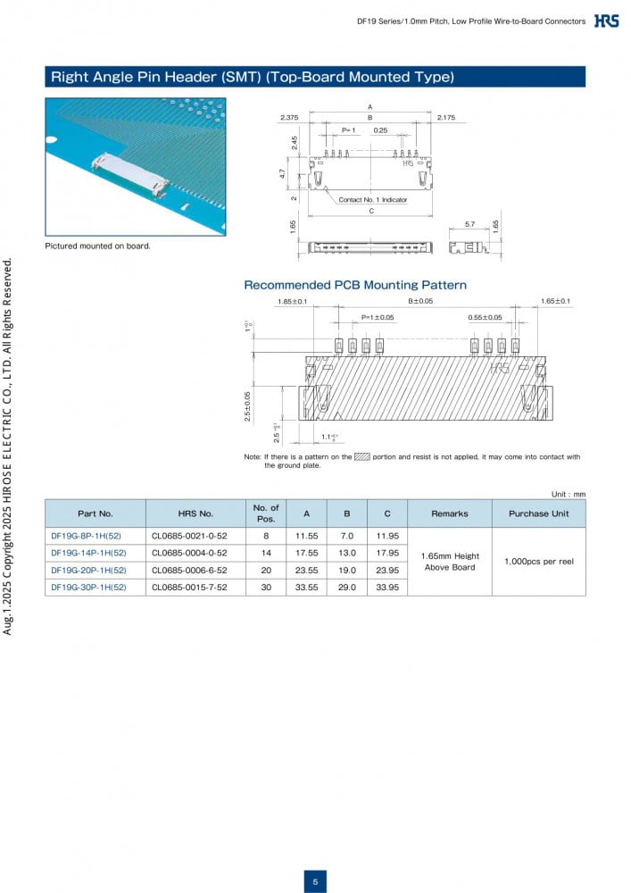 HRS DF19 datasheet page 5