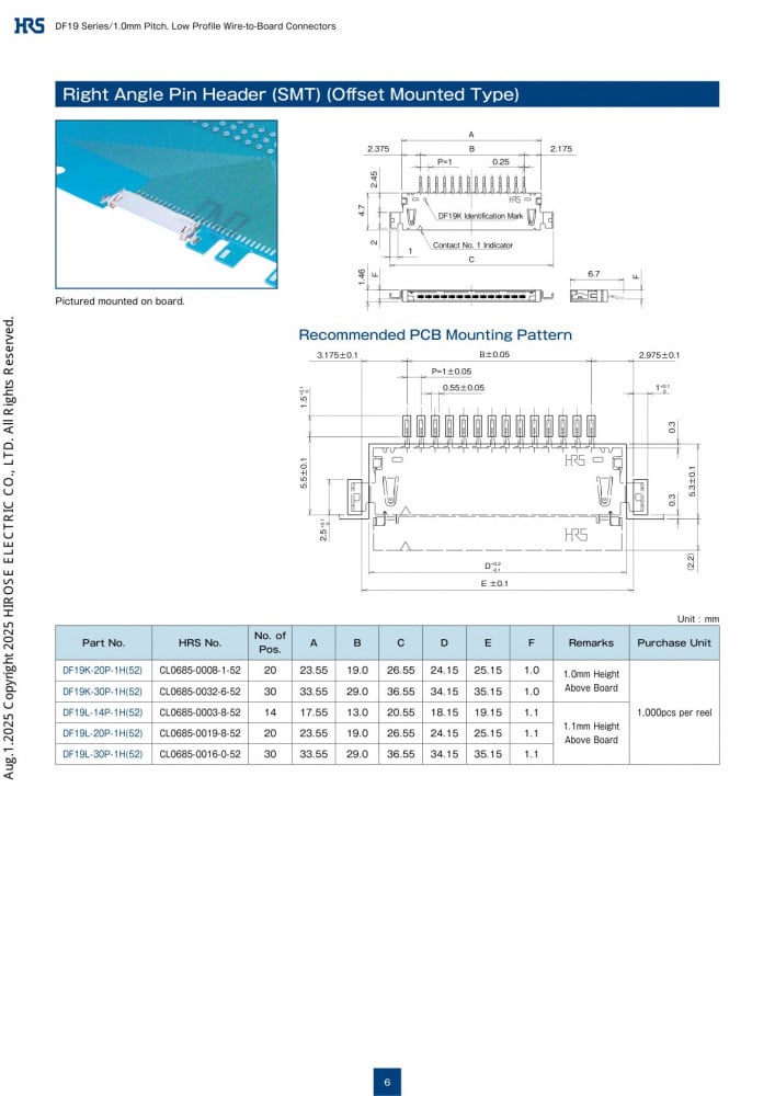 HRS DF19 datasheet page 6