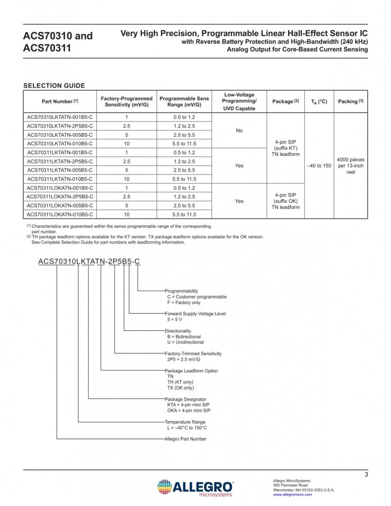 ACS70311 datasheet page 3