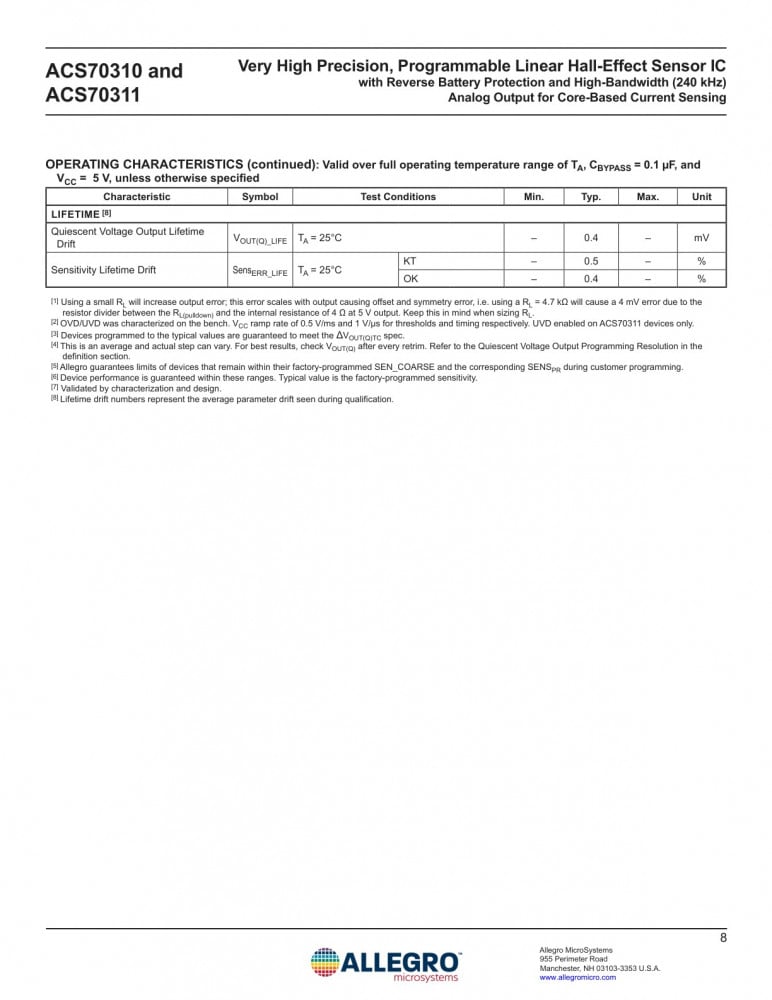 ACS70311 datasheet page 8