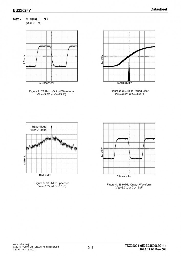 BU2362FV-E2 technical document page 5