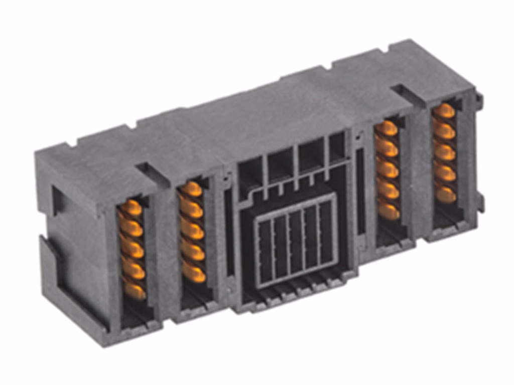 EXTreme EnergetiC Modular Right-Angle Receptacle Assembly, 29 Circuits (2 Power/25 Signal/2 Power) with Solder Tail Mounting, without Guide for sale