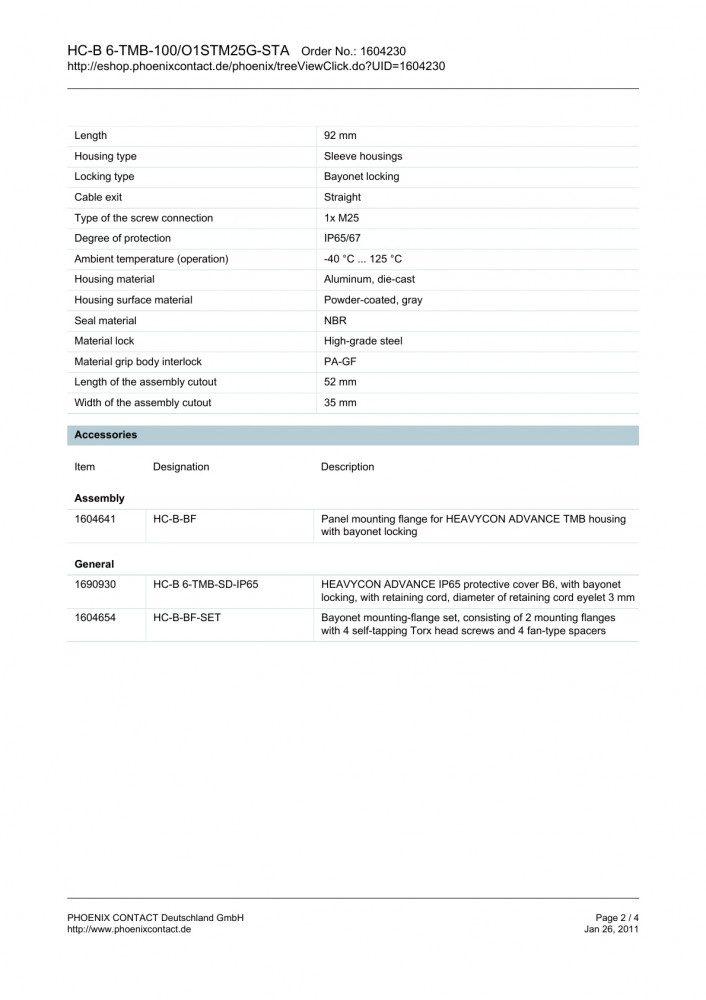 Phoenix Contact 1604230 product document page 2