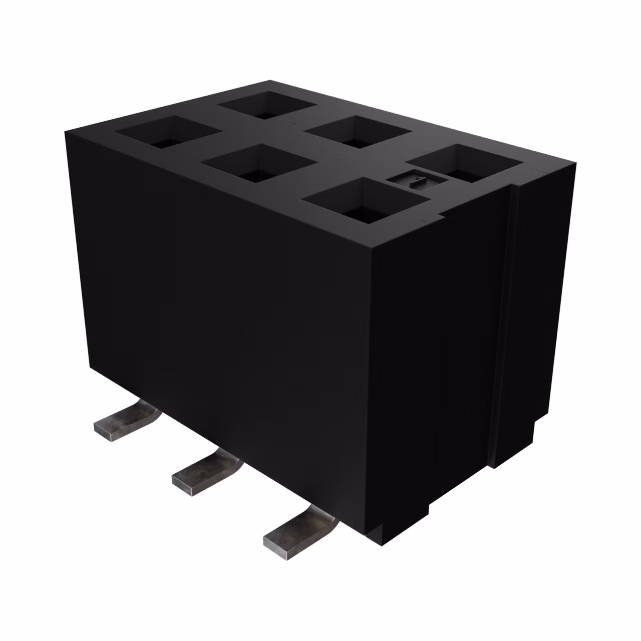 Milli-Grid Receptacle, Surface Mount, Vertical, Top Entry, without Plastic Pegs, without Cap, Tape and Reel, 2.50µm Tin (Sn) Plating, 6 Circuits, Lead-Free for sale