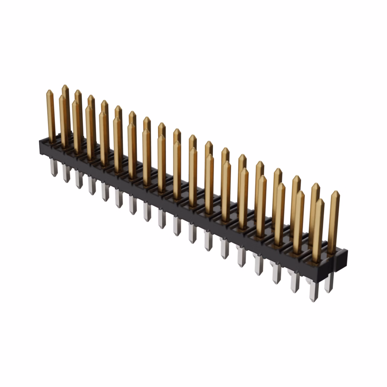 2.00mm Pitch Milli-Grid Header, Vertical, Through Hole, 36 Circuits, 0.38µm Gold (Au) Plating, Mating Pin Length 5.50mm, Tail Length 2.60mm, Tray, Lead-Free for sale