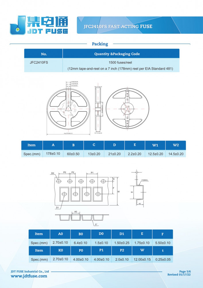 JFC2410-2100FS technical document page 6