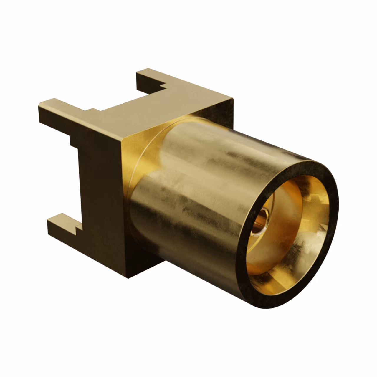 SMP-MAX Jack, Straight, Detent, PCB Receptacle, Through Hole, Signal Surface Mount, One Piece Per Bag, 50 Ohms for sale