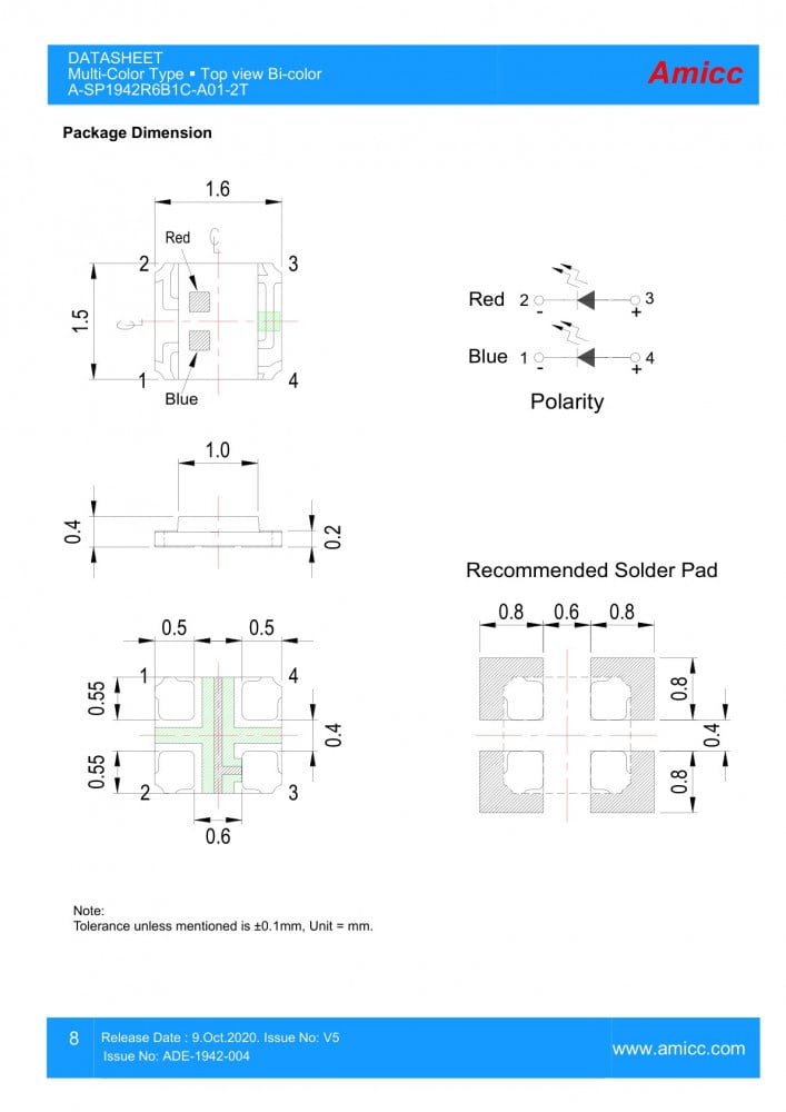 A-SP1942R6B1C-A01-2T datasheet page 8