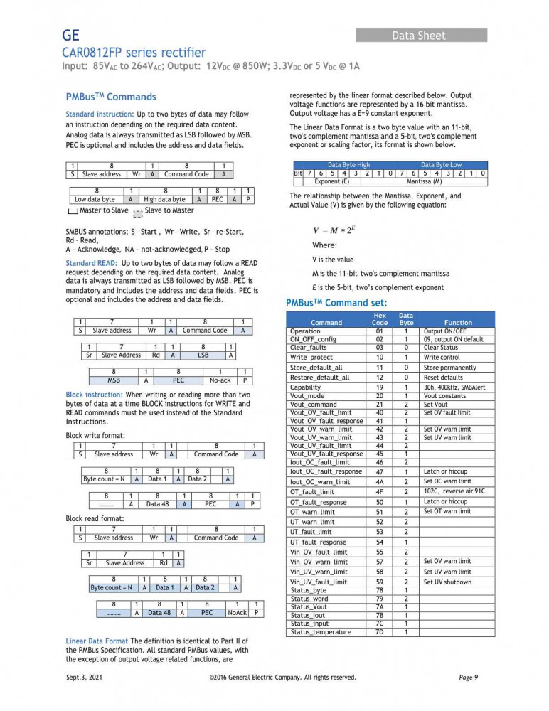 CAR0812FPB-Z01B datasheet page 9