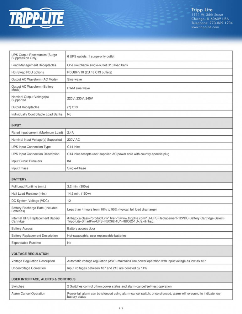 SMX500RT1U documentation page 3