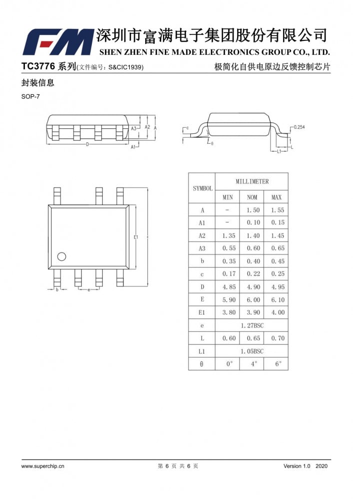 TC3776BA. datasheet page 6
