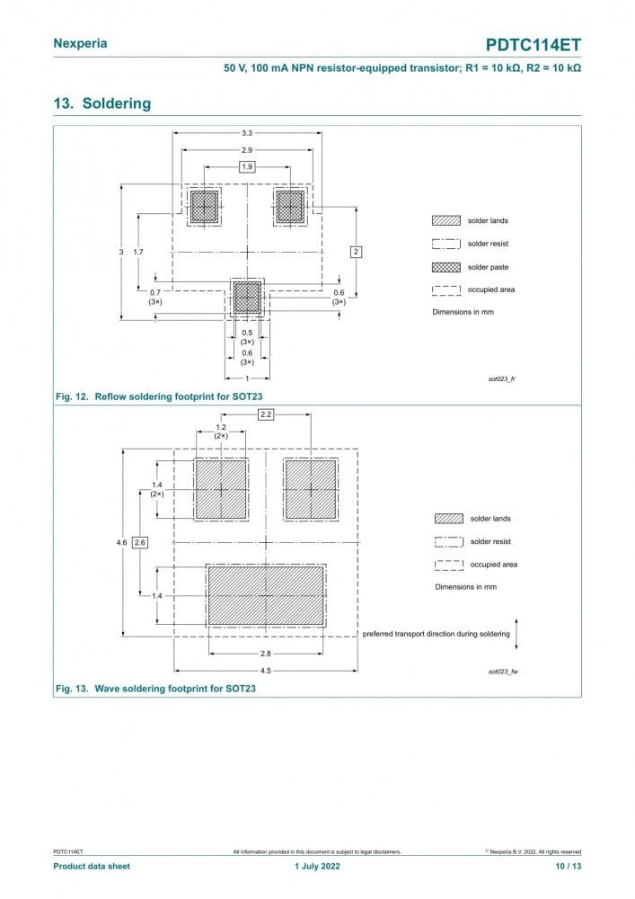 PDTC114ET datasheet page 10