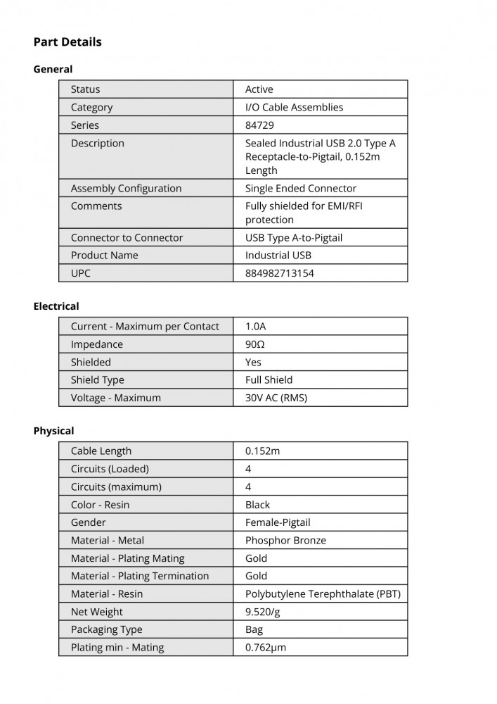 MOLEX 847290010 product document image 2