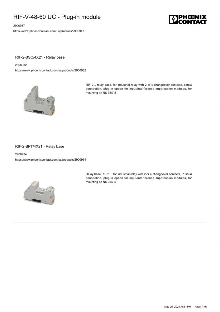 Phoenix Contact 2900947 document page 7