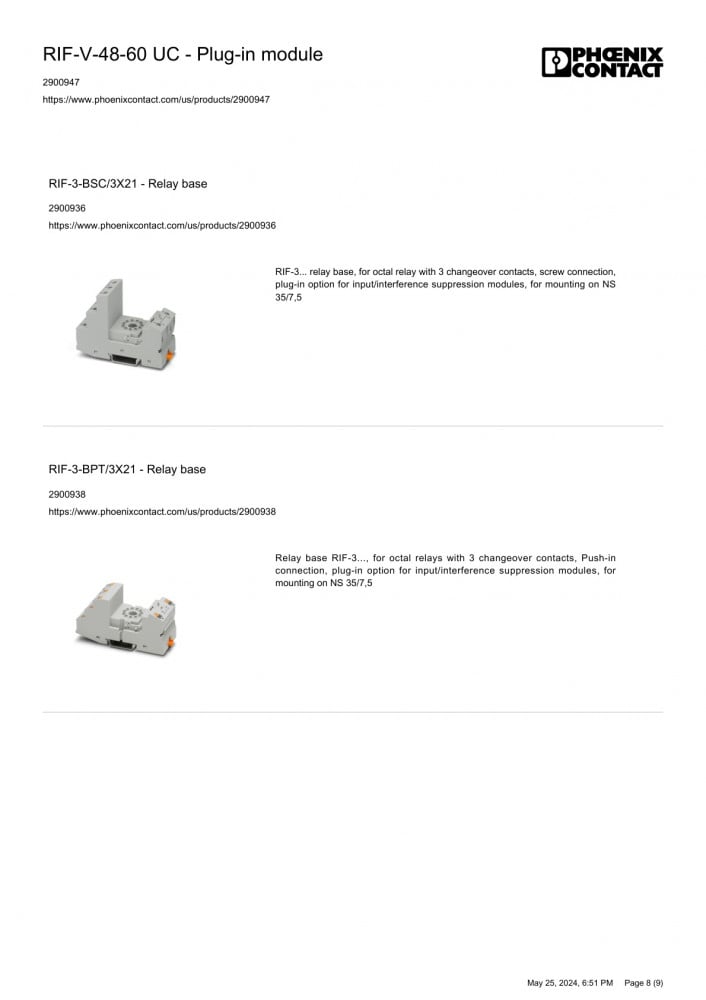 Phoenix Contact 2900947 document page 8