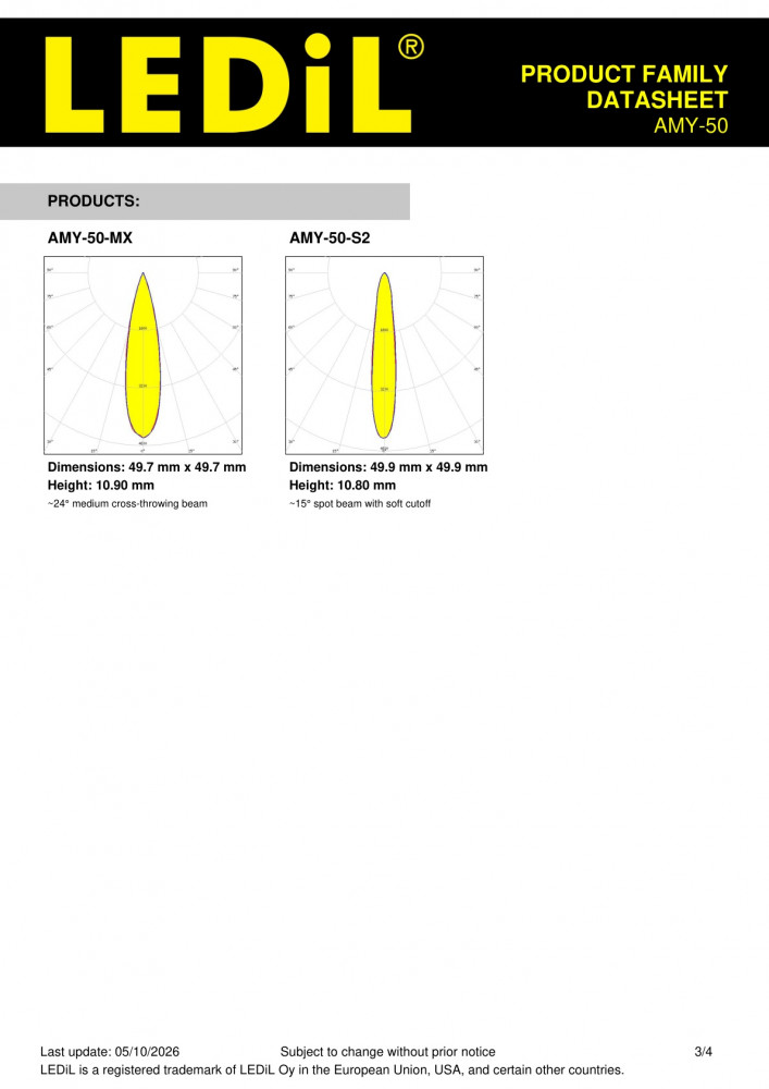 AMY-50-WW technical document page 3